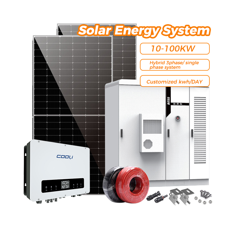 Hybrid Solar System（10kw-100kw） - Cooli Lithium Battery Factory