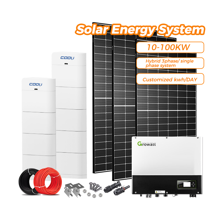 Hybrid Solar System（10kw-100kw） - Cooli Lithium Battery Factory