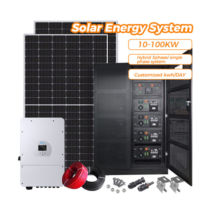 Hybrid Solar System（10kw-100kw） - Cooli Lithium Battery Factory