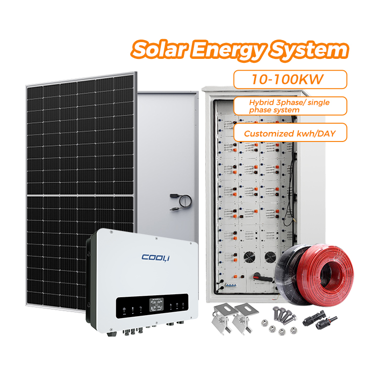 Hybrid Solar System（10kw-100kw） - Cooli Lithium Battery Factory