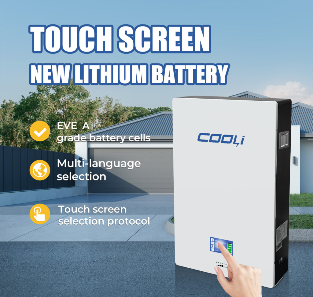 Wall Mounted Battery (Touch Screen Selection Protocol) - Cooli Lithium ...