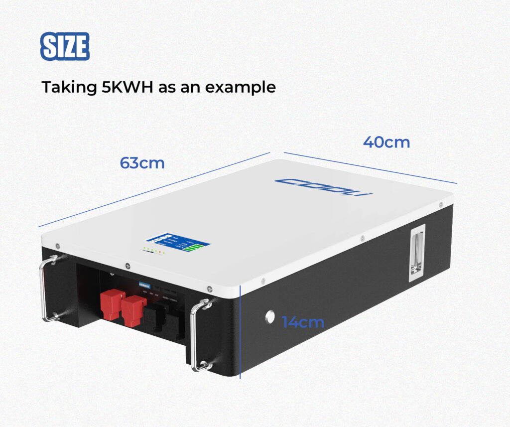 Wall Mounted Battery (Touch Screen Selection Protocol) - Cooli Lithium ...